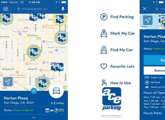 ACE Parking launches parking app for iPhone users.